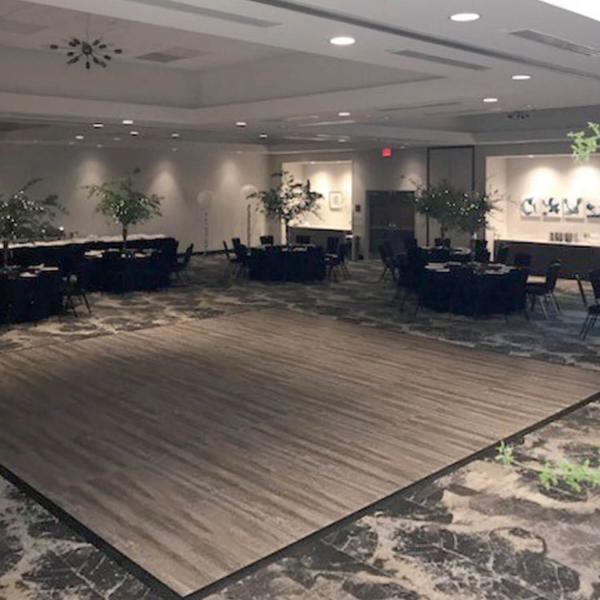 Smoked Oak Snaplock Dance Floor - Tile Only