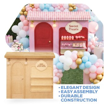 3D Wood Storefront Pop-Up Display – 8ft Wide (Style E) | Customizable ...