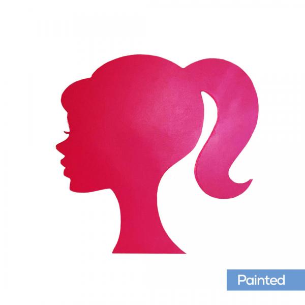 Barbie Silhouette Sign (Face Profile) Party Prop