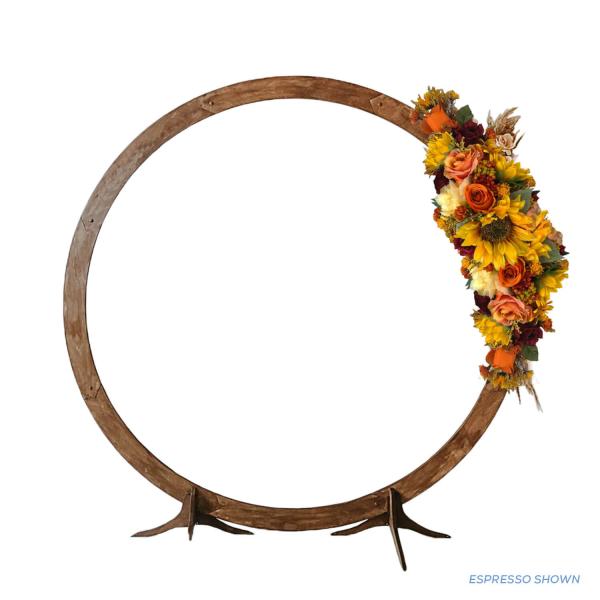 High Quality Wood Frame Circle Wedding Arch - Choose your Size