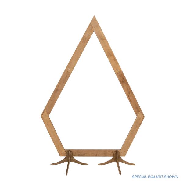 High Quality Wood Frame Diamond Wedding Arch - Choose your Size & Color!