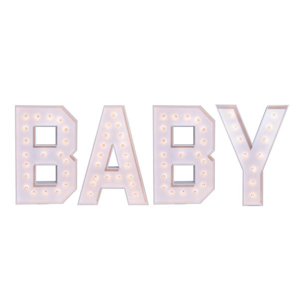 Wood Marquee - BOLD Font - BABY - 4ft Tall