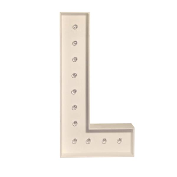 Wood Marquee - BOLD Font - Letter L - 4ft Tall