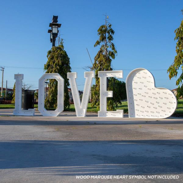 Traditional Wood Marquee LOVE