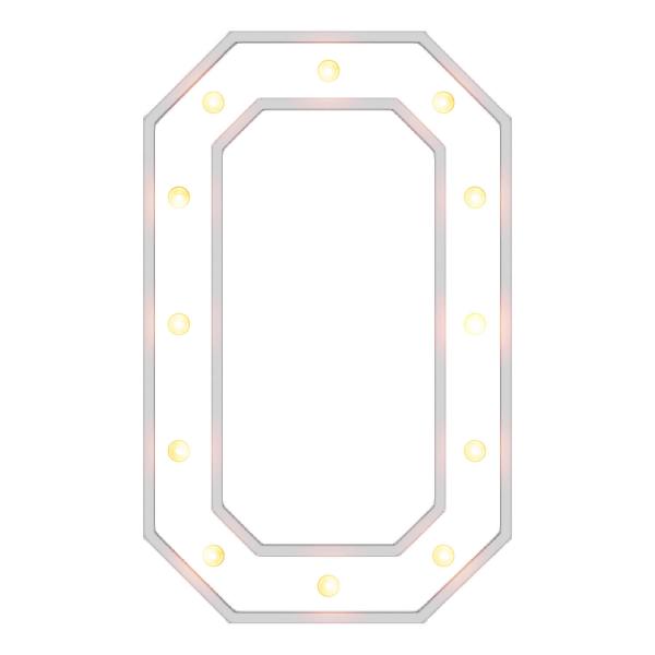 Wood Marquee Letter O