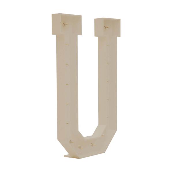 Wood Marquee Letter U