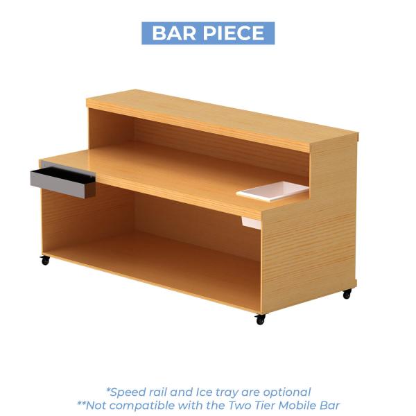 Collapsible Modular Two Tier Bar - Designed in Layout Sets