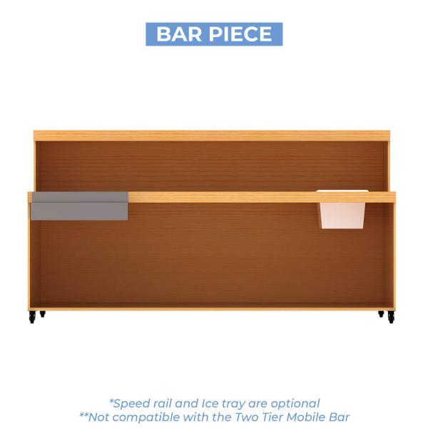 Collapsible Modular Two Tier Bar - Designed in Layout Sets