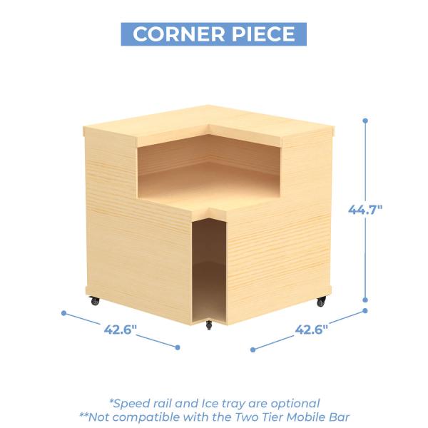 Collapsible Modular Two Tier Bar - Designed in Layout Sets