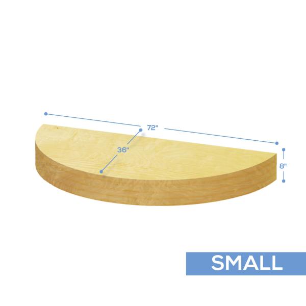 Stackable Half Circle Mini Stage Set