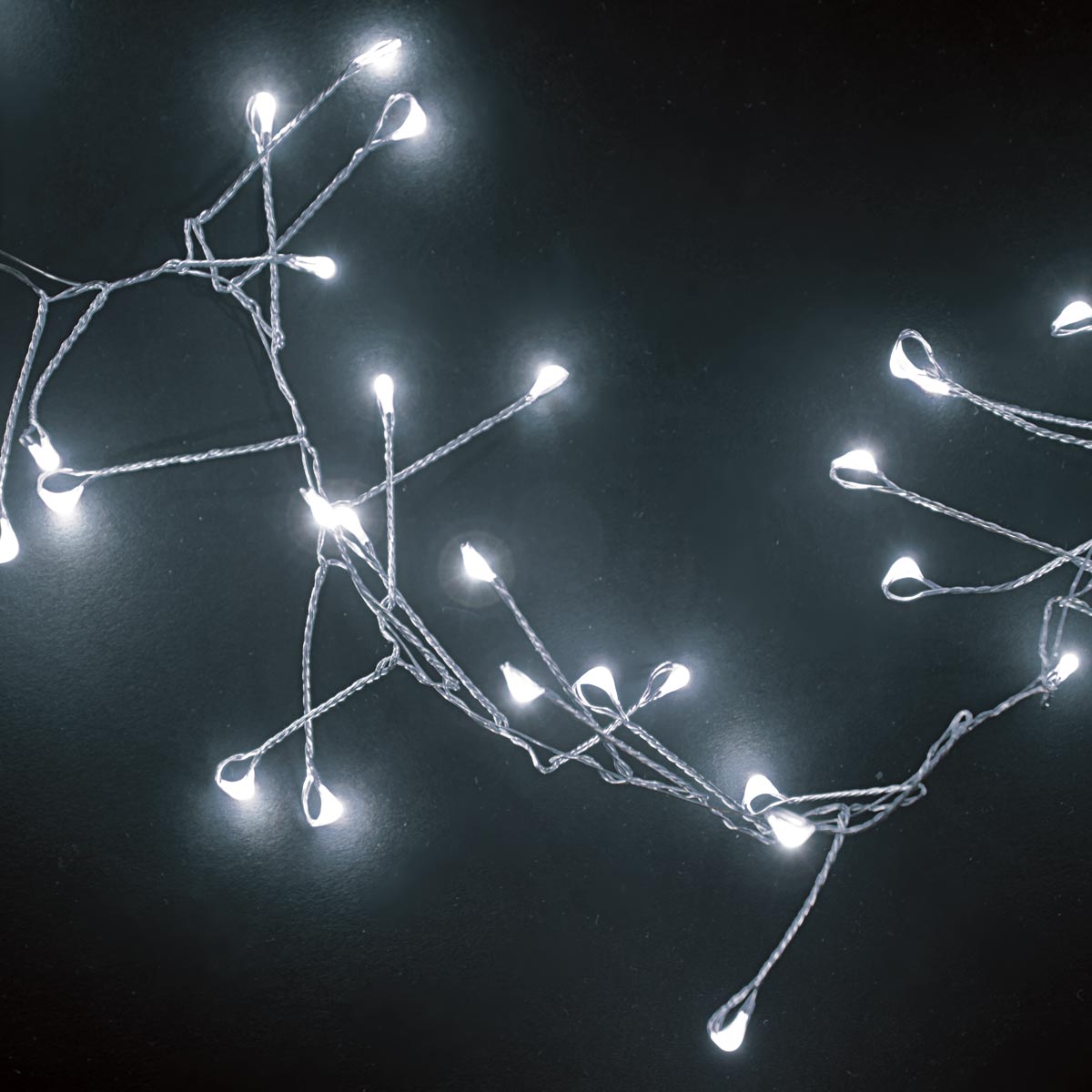6ft Cool White LED Sparkler Light Strand (400 Bright Lights!)