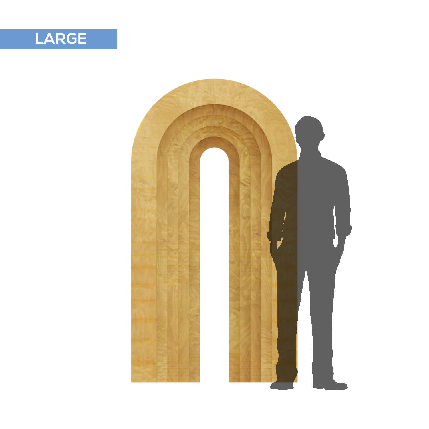 Collapsible 3D Ridge Arch - Select Your Size!