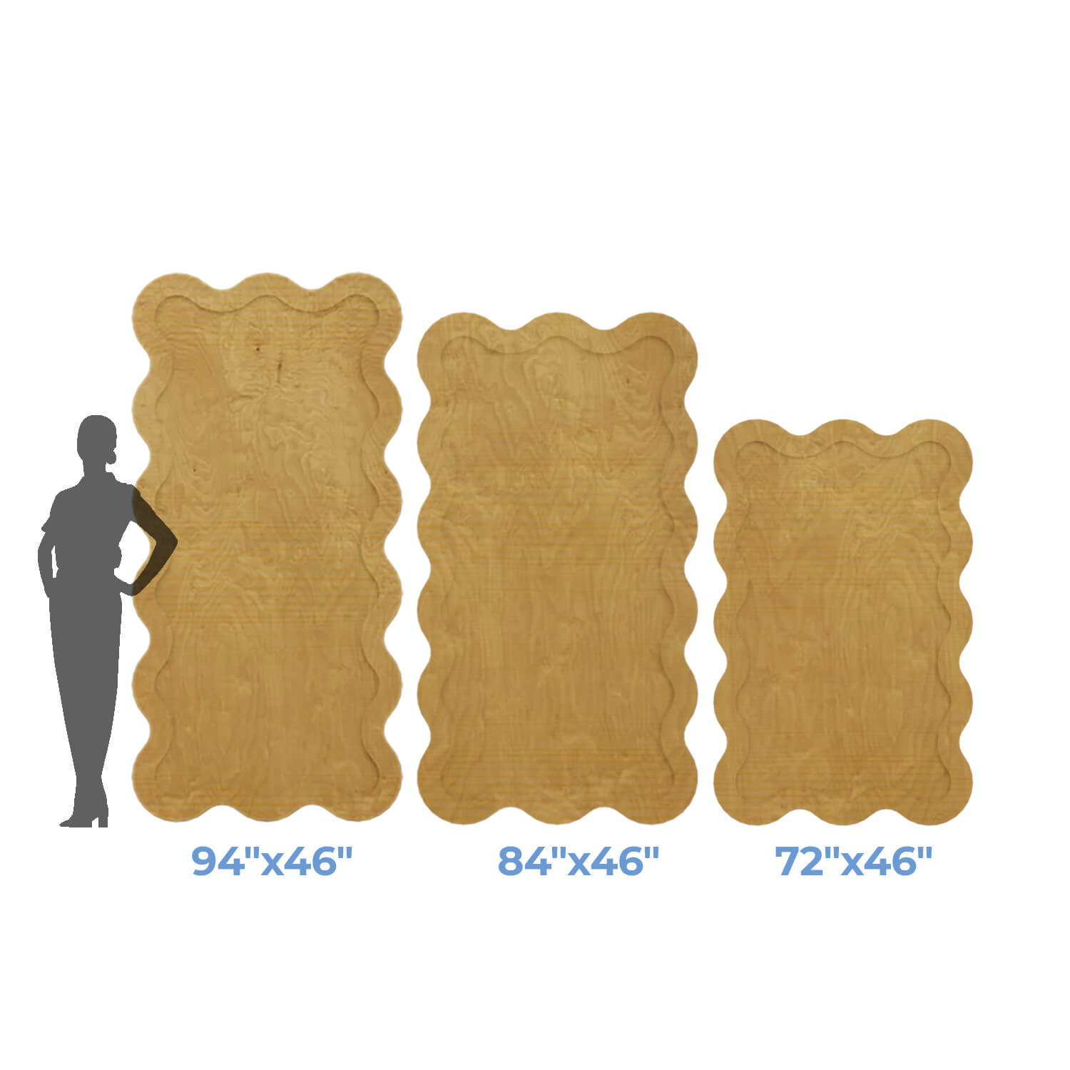 Large Wavy Collapsing Chiara Wall Panel - Select Your Size!
