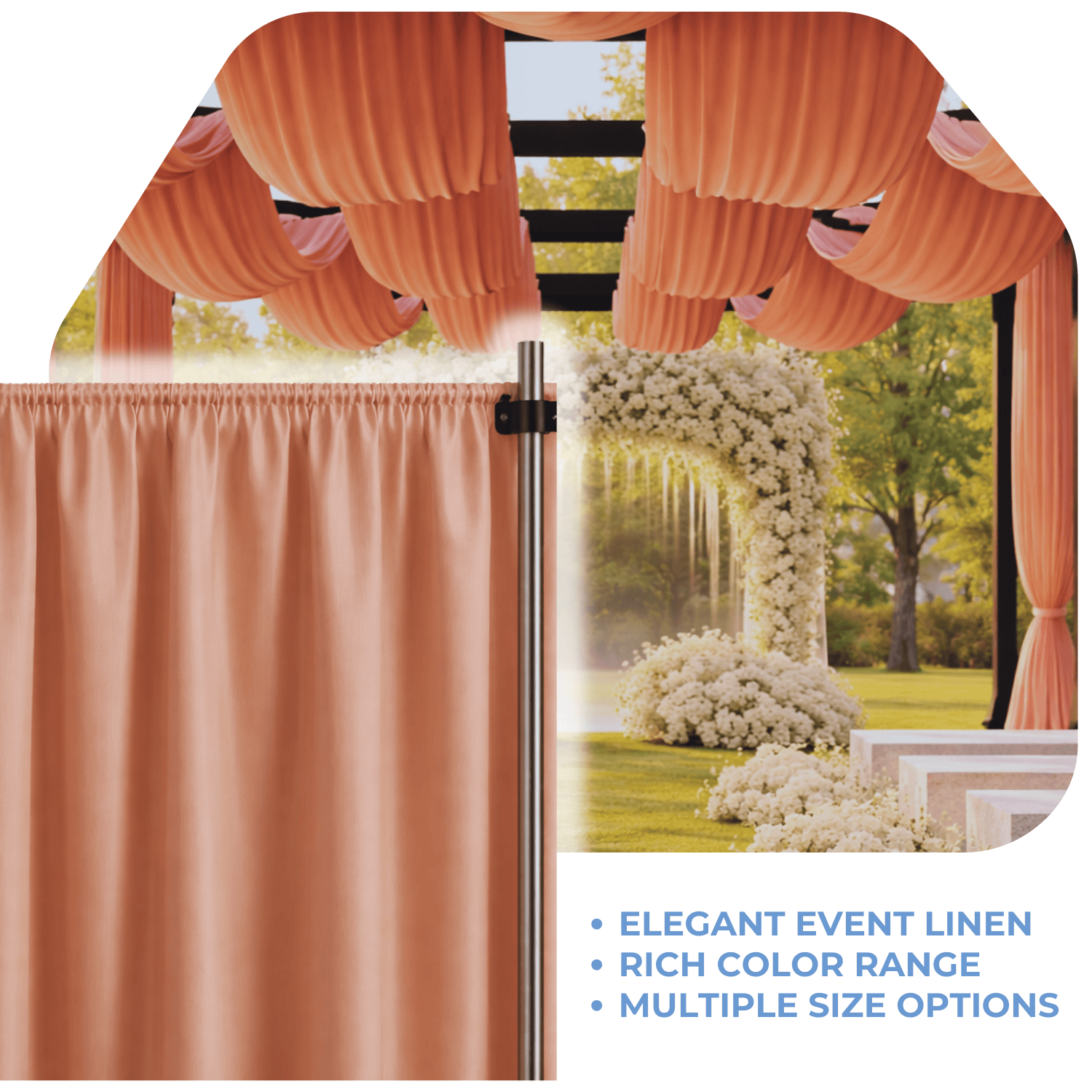 Ginger La Petite France Curtain Panel w/ 4 Rod Pocket - 118 Wide - Many ...
