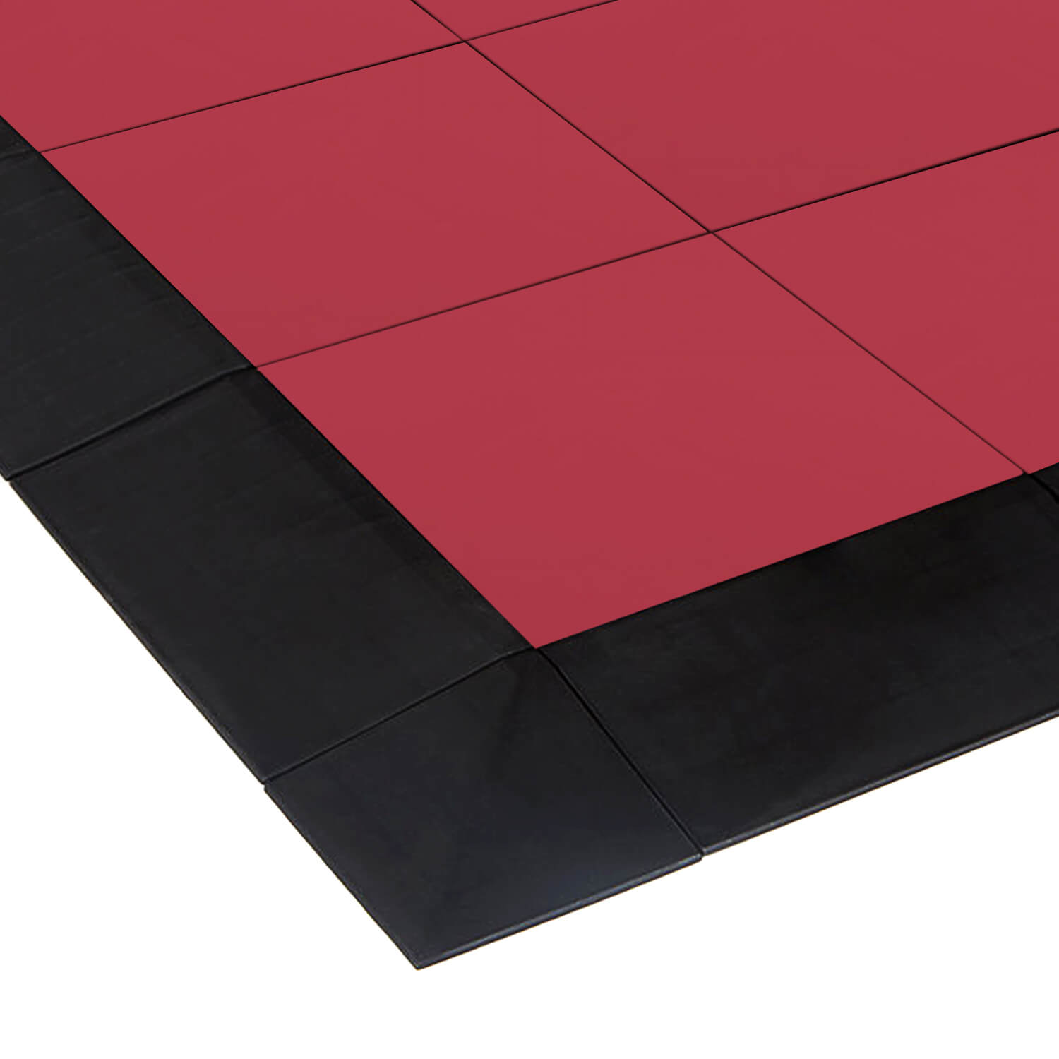 Red EverBase Flooring - Solid Top Version (EBF1-ST) Complete Floor Kit ...