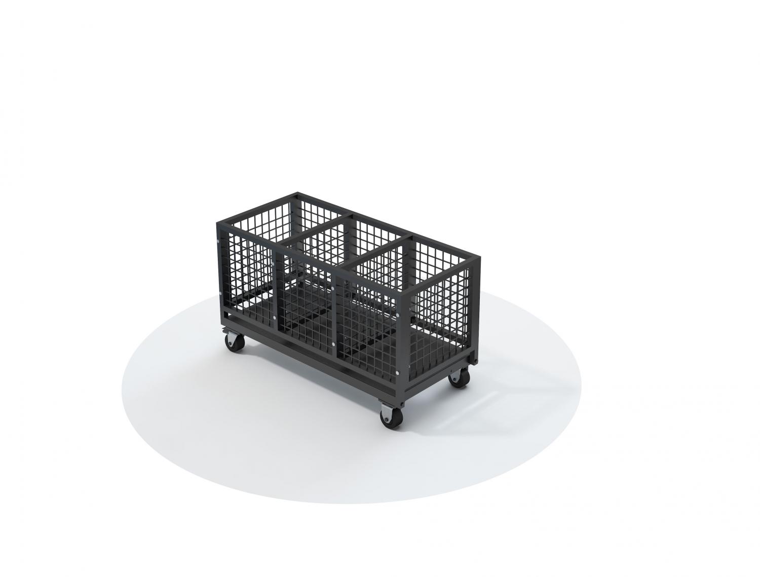 QuickLock Staging Leg & Hardware Storage Cart