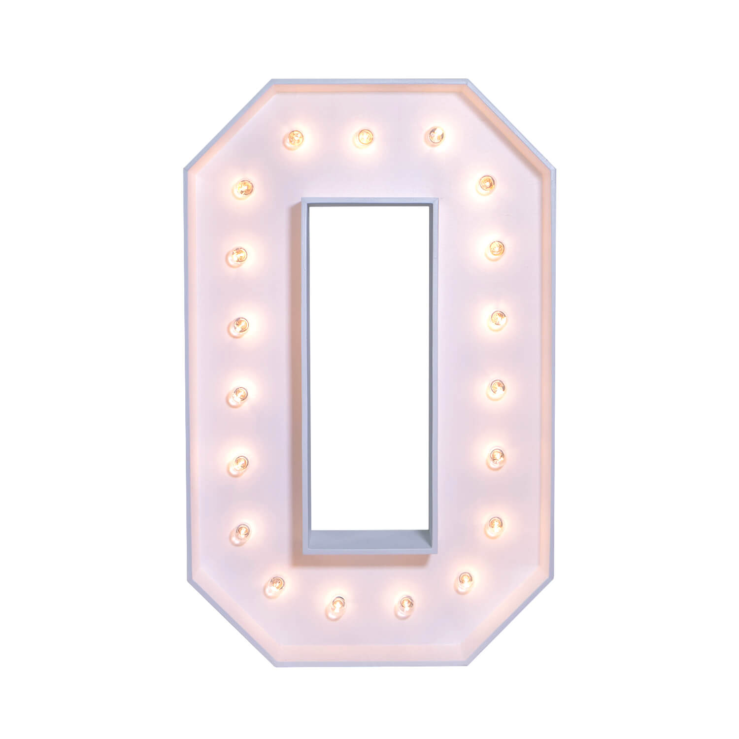 Wood Marquee - BOLD Font - Letter O - 4ft Tall