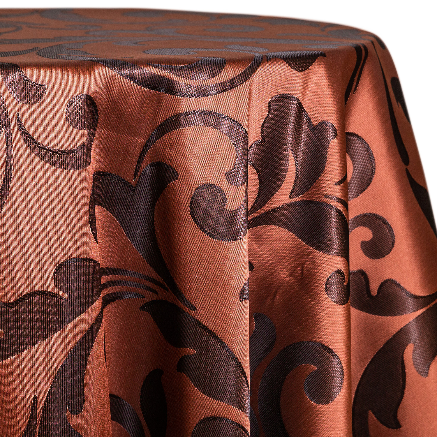 Copper - Laura Designer Tablecloths - Many Size Options