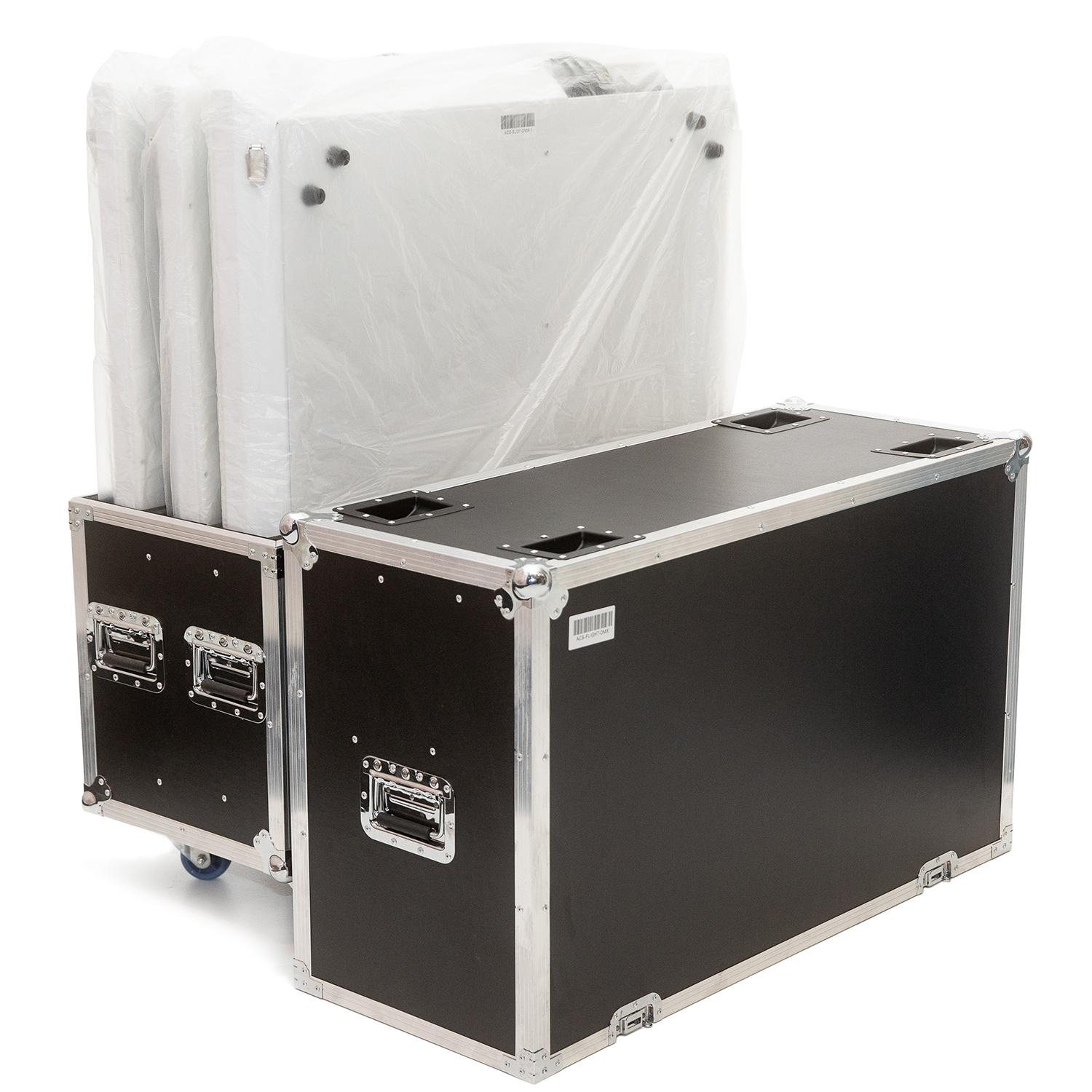 DMX LED Flight Case - Each Case Hold 3 Panels - 42 wide x 18 deep x 47 tall