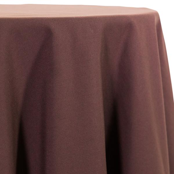 Brown - Spun Polyester “Feels Like Cotton” Tablecloth - Many Size Options