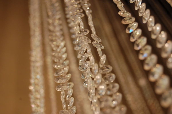 9ft Square Iridescent Crystal Column - STUNNING!