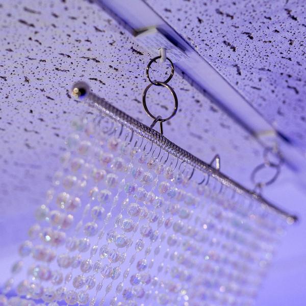 DecoStar™ 15ft. Crystal Ceiling Draping Panel - 20 Wide