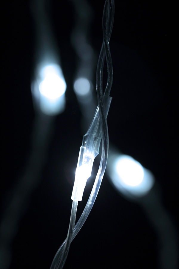 Hanging Circle LED Light Strands - 8 W x 4ft L - Great for Chandeliers!