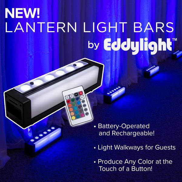 LED DMX Battery Powered Lantern / Light Bar- RGBW