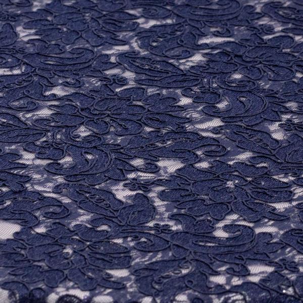 Navy Lace Table Overlay | Navy Table Linens | Event Décor Direct