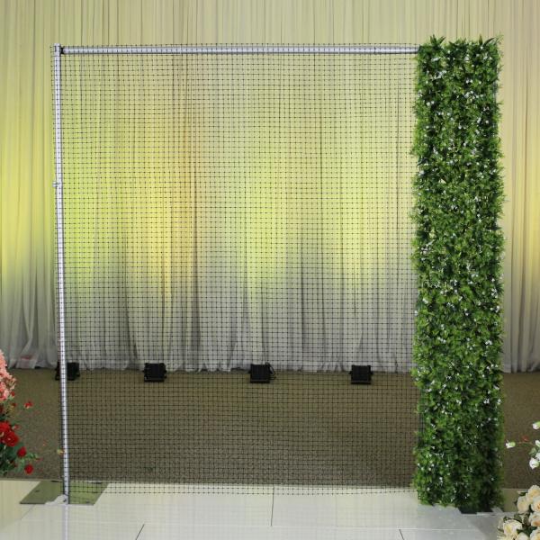 8ft x 8ft Portable Mixed Natural Greenery Backdrop Kit
