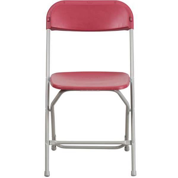 Feather XT™ Plastic Folding Chair - 800 lb Capacity - Red