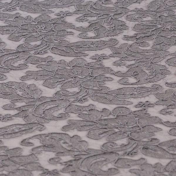 Silver Lace Table Overlay | Silver Table Linens | Event Décor Direct