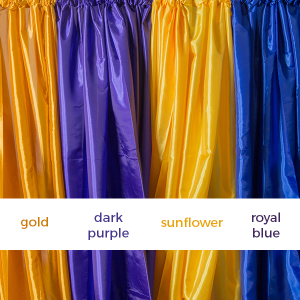 *FR* Extra Wide Taffeta by the Yard - 9 1/2 ft Wide - Choice of 28 Colors!