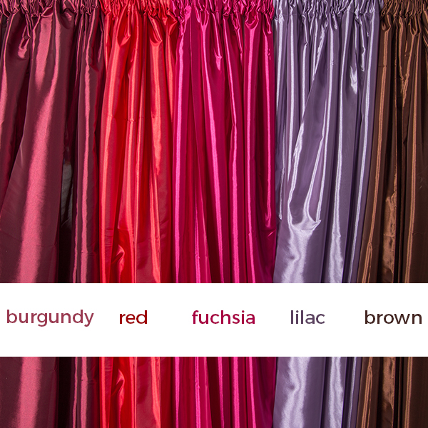 *FR* Extra Wide Taffeta by the Yard - 9 1/2 ft Wide - Choice of 28 Colors!