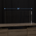 L Shape Barrier Shield - Portable Clear Acrylic - 18H x 36W x 11.75D