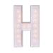 Wood Marquee - BOLD Font - Letter H - 4ft Tall