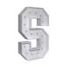 Wood Marquee - BOLD Font - Letter S - 4ft Tall