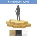 Stackable Wavy Half Mini Stage Set