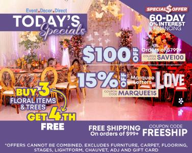 Black Beaded Party Curtains | Event Decor Direct